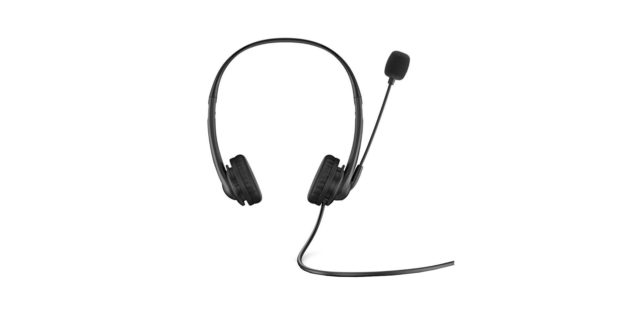HP Wired 3.5mm Stereo Headset - Black