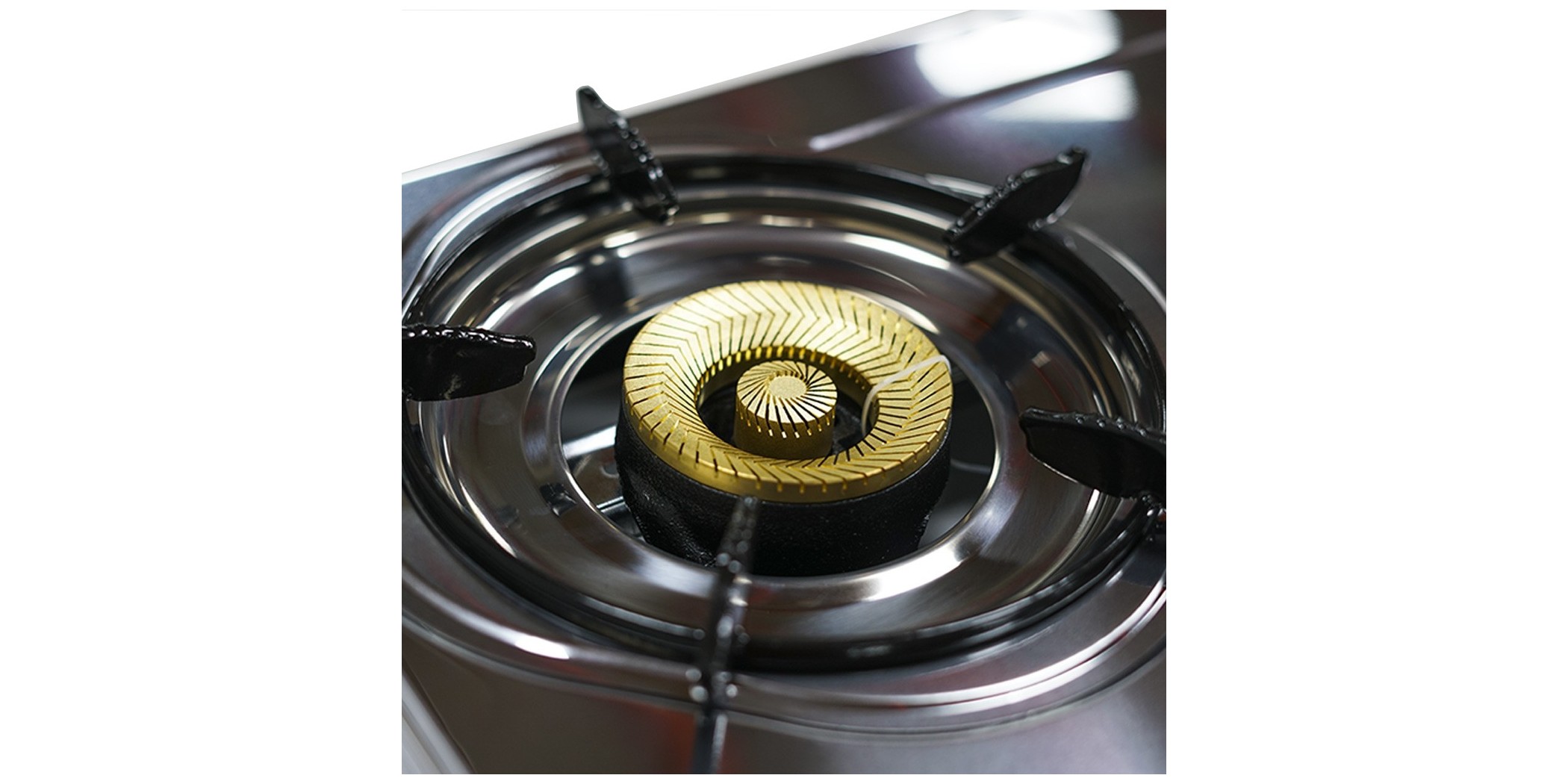 Concetto CG-2037 S/Steel Double Burner Gas Stove
