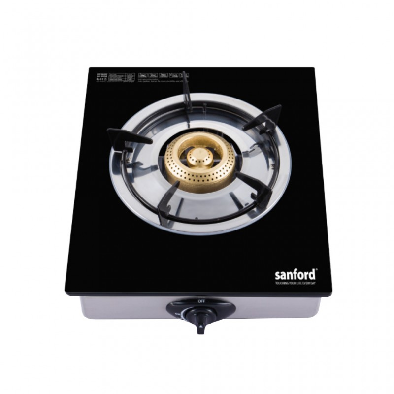 Sanford SF5360GC Single 2YW Tempered Glass Gas Stove