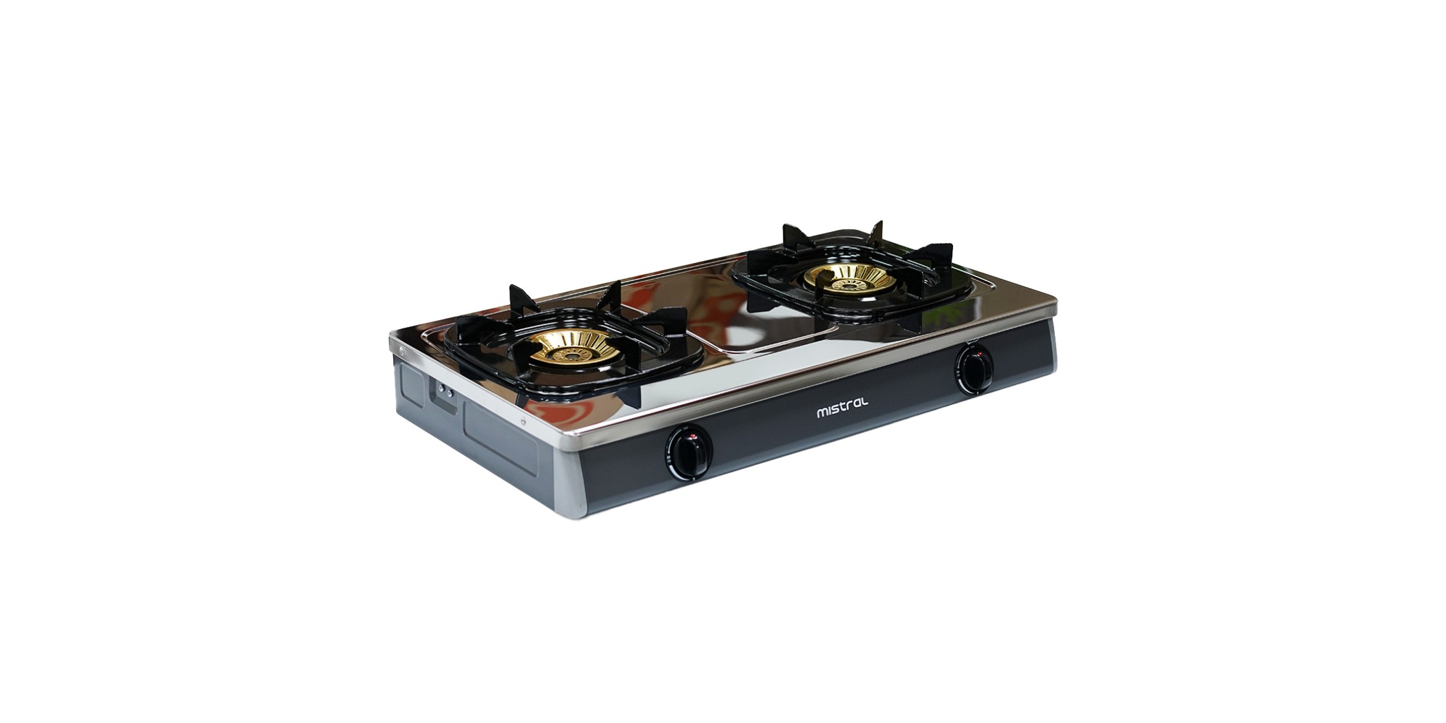 Mistral MGC9210 Stainless Steel 2 Burner Gas Cooker