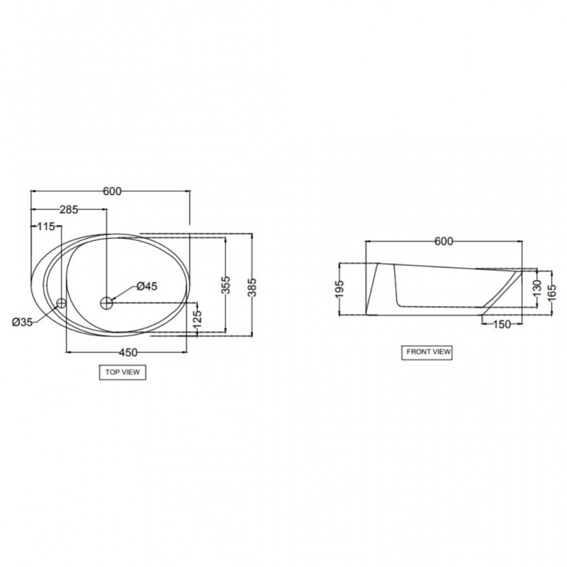 Jaquar Vignette Table Top Basin VGS-WHT-81931N