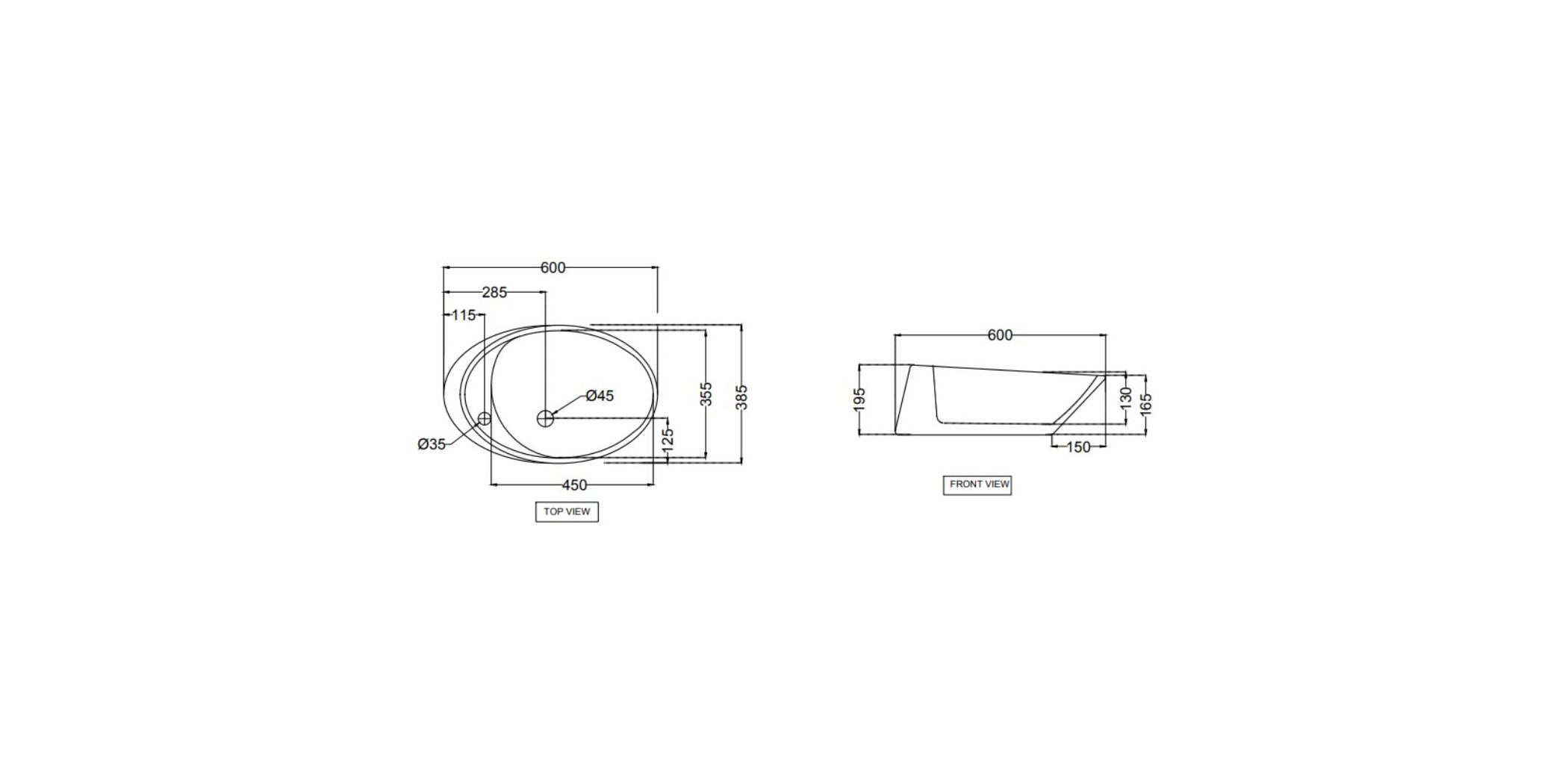 Jaquar Vignette Table Top Basin VGS-WHT-81931N