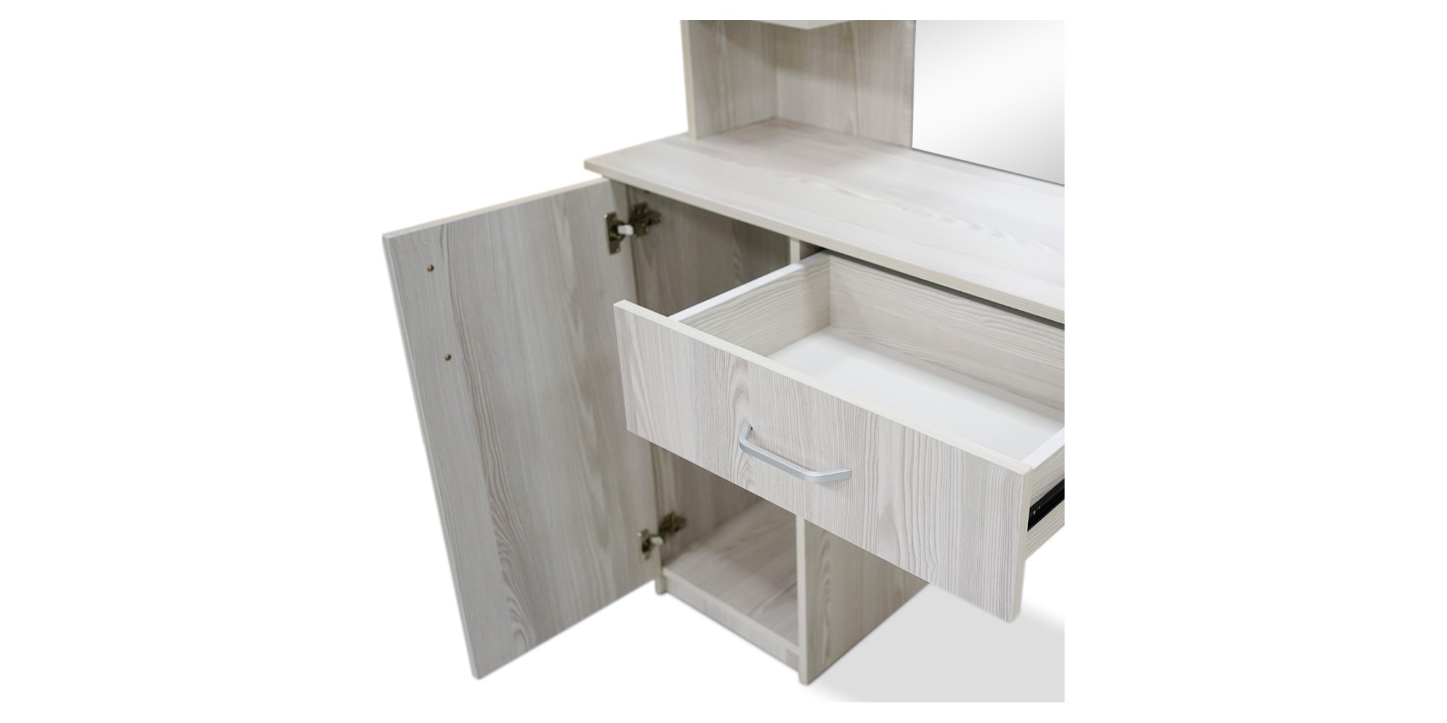Grace Dressing Table MDF White Ash