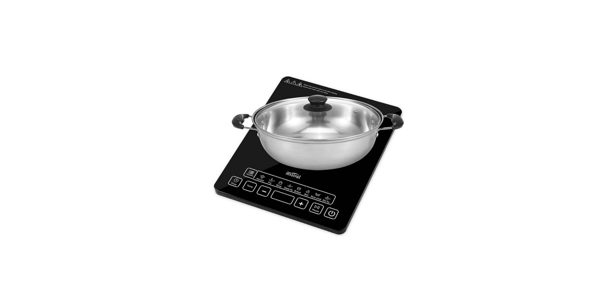 Mistral MIC20E Induction Cooker incl Cooking Pot