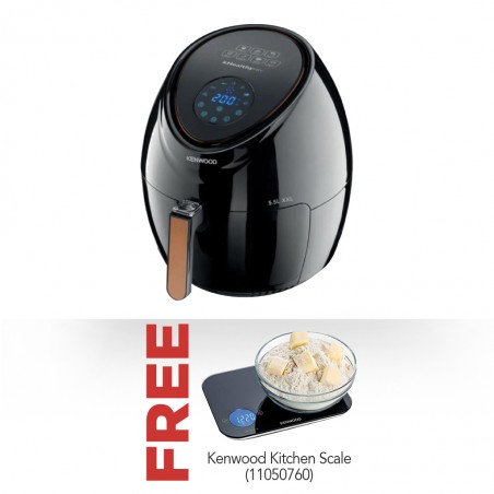 Kenwood HFP50.000BK 5.5L Digital BK Air Fryer & Free Kenwood WEP50 ...