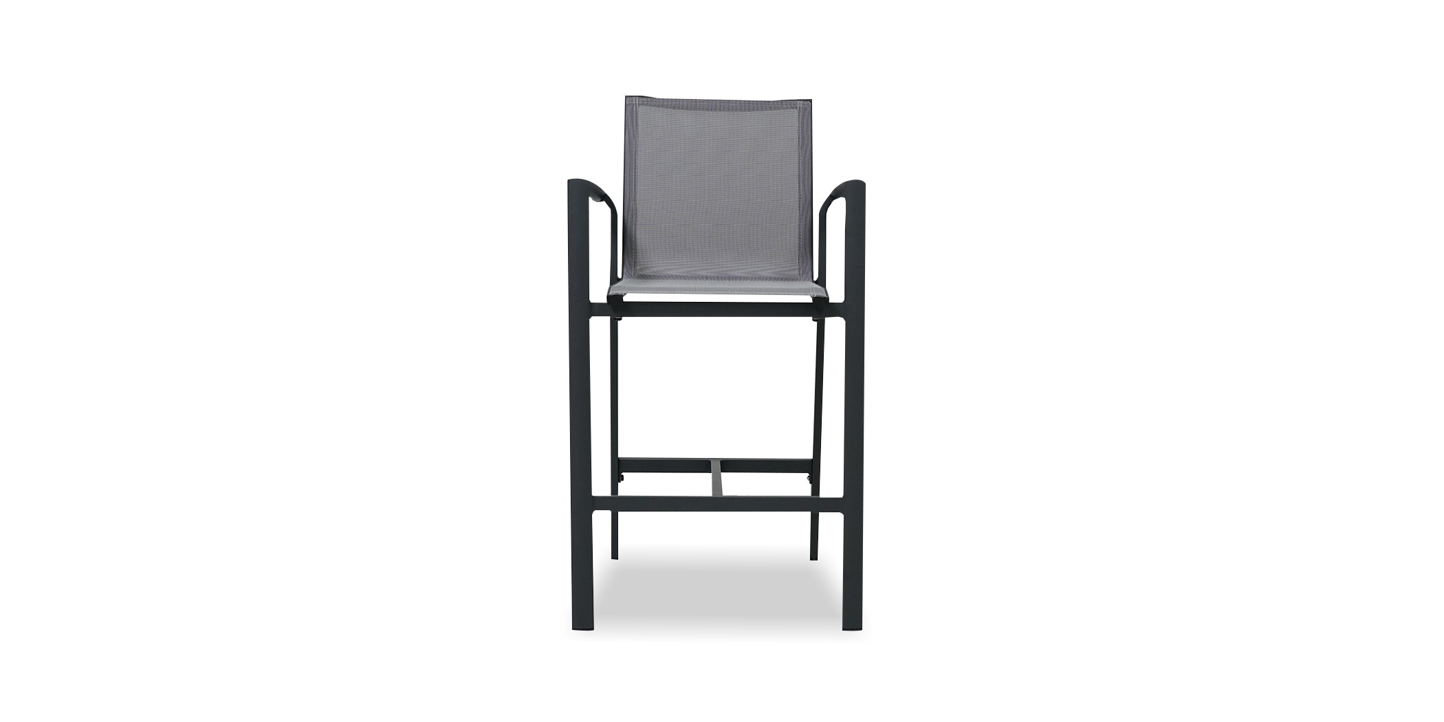 Stanley Bar Chair Textilene Gunmetal Colour