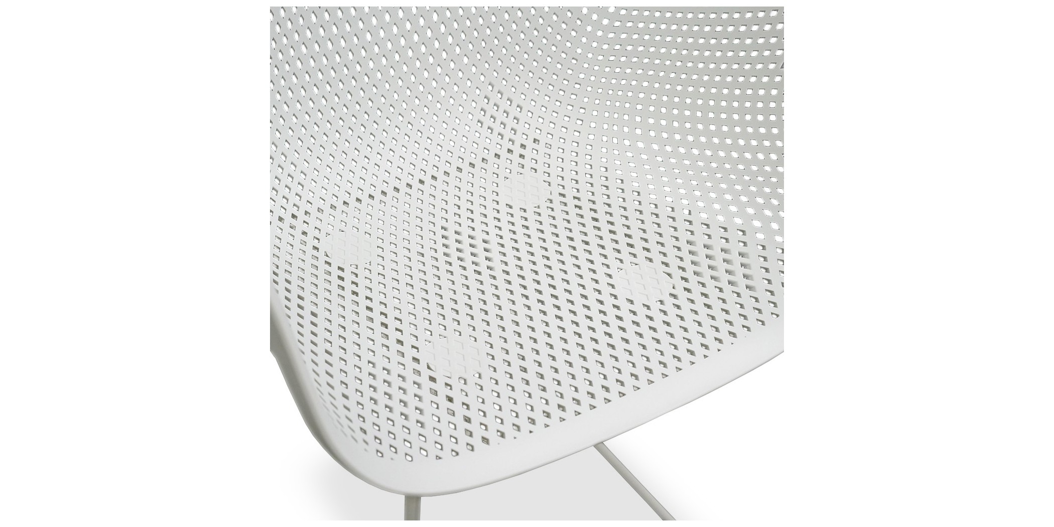 Lilac PP Chair White With Steel Leg