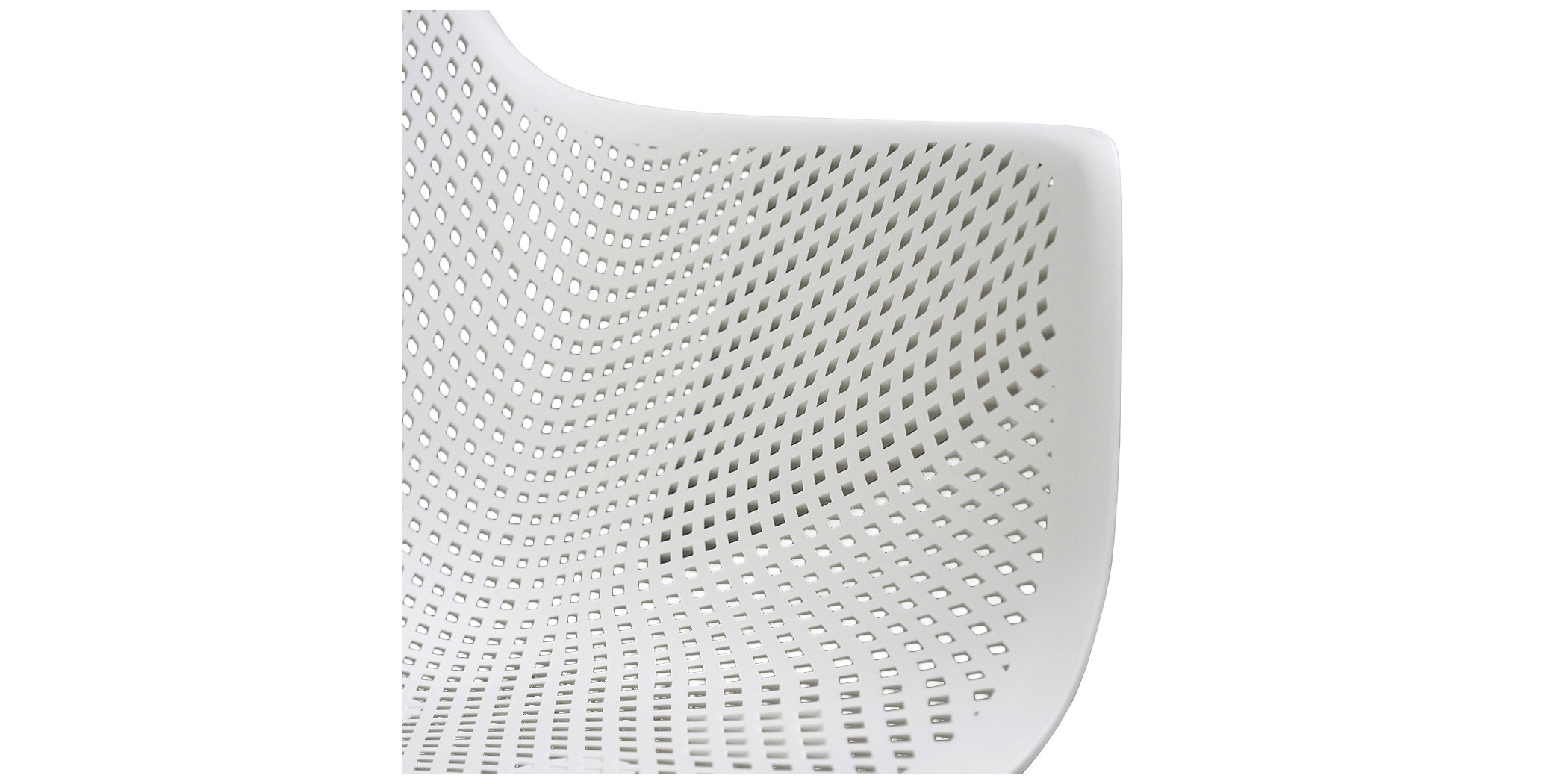 Lilac PP Chair White With Steel Leg