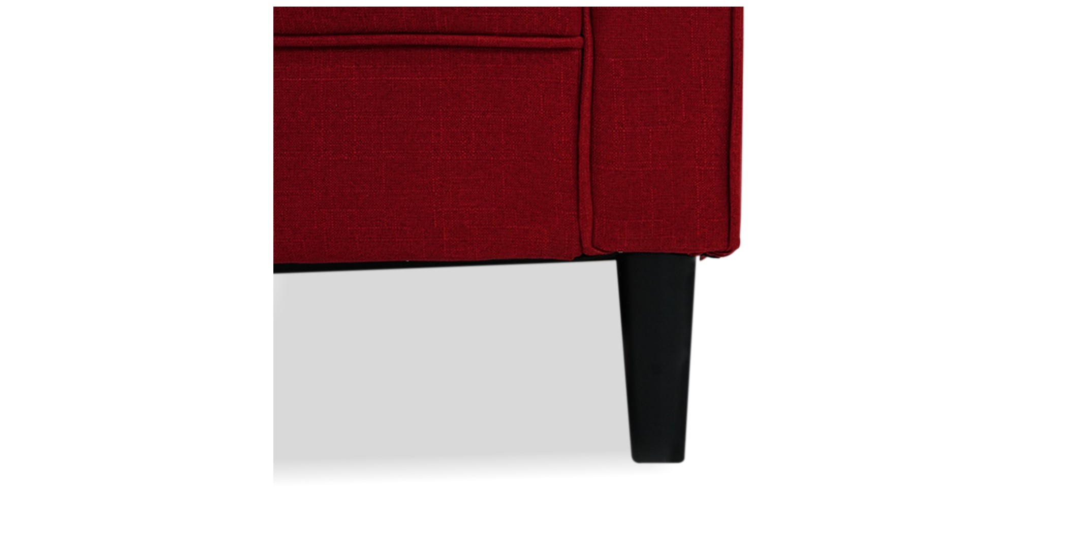 Cove Sofa Corner LAF LVST+RAF Chaise Ruby Col