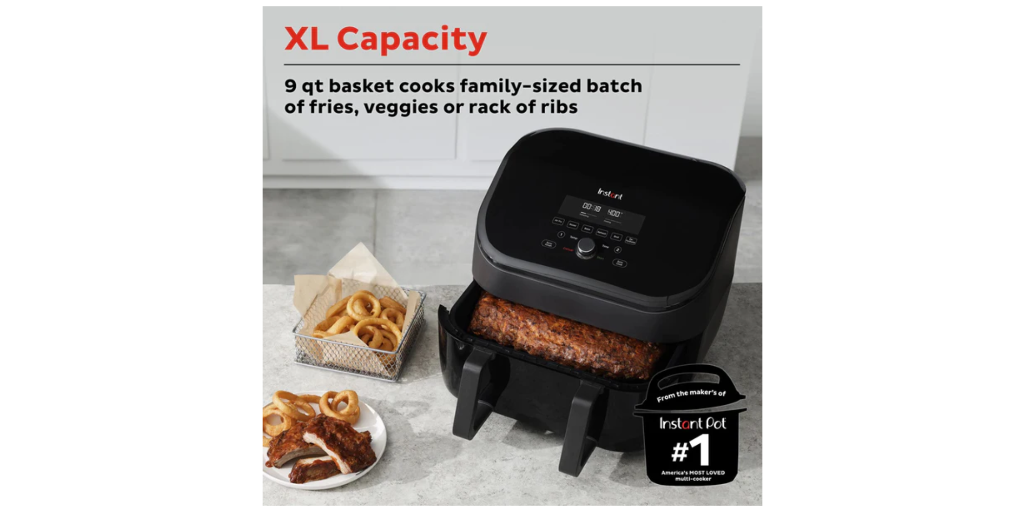 Instant Pot Vortex VersaZone 8.5L 2YW AirFryer "O"