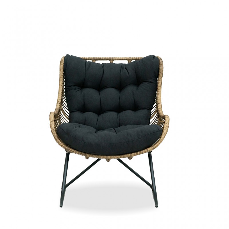Logan Lounger + Foot Rest With Cushions