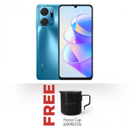 HONOR X7a Ocean Blue & Free Honor Cup
